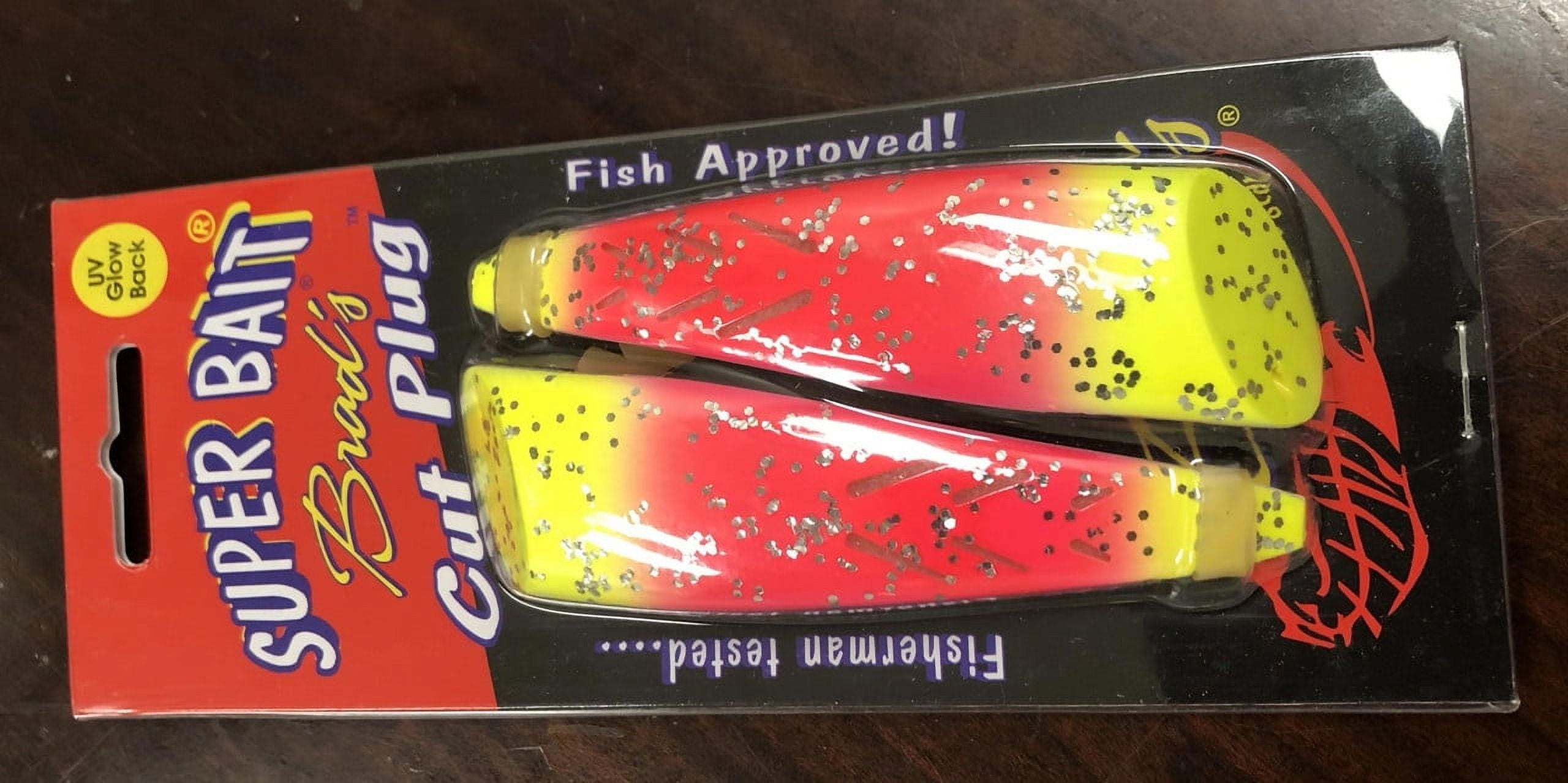 Brad's Super Bait Cut Plug - Twin Pack Unrigged She and I - Walmart.com