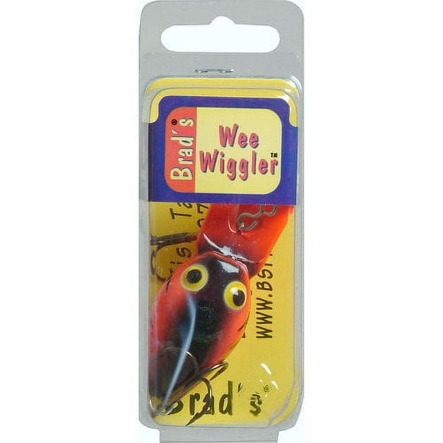 Brad's Wee Wiggler Red with Black Bug Eyes - Walmart.com