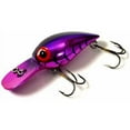 Brad's Wee Wigglers Crank Bait, Metallic Cerise/Black Herringbone - Walmart.com