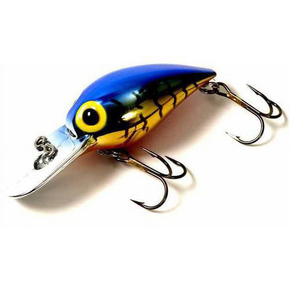 Brad's Wigglers Crank Bait, Blue/Gold/Black Lines - Walmart.com
