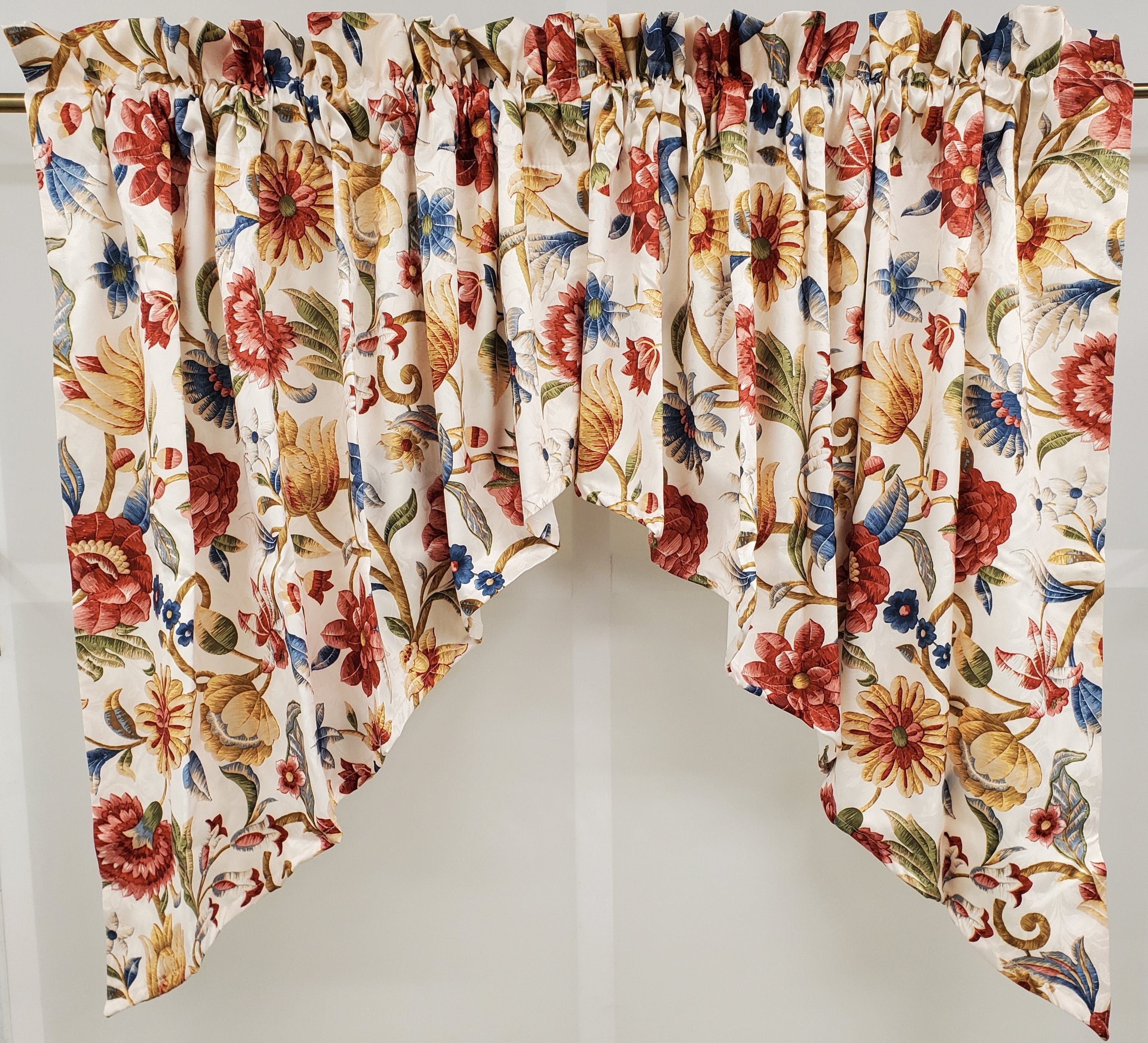 Braddock Thermal Lined Damask Swag Pair 80Wx36L - Walmart.com