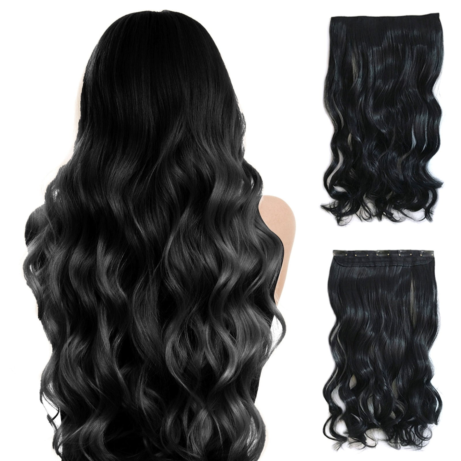 Bradem Hair Extender - 22 Inch Luxurious Plug-in, Painless Fuller ...