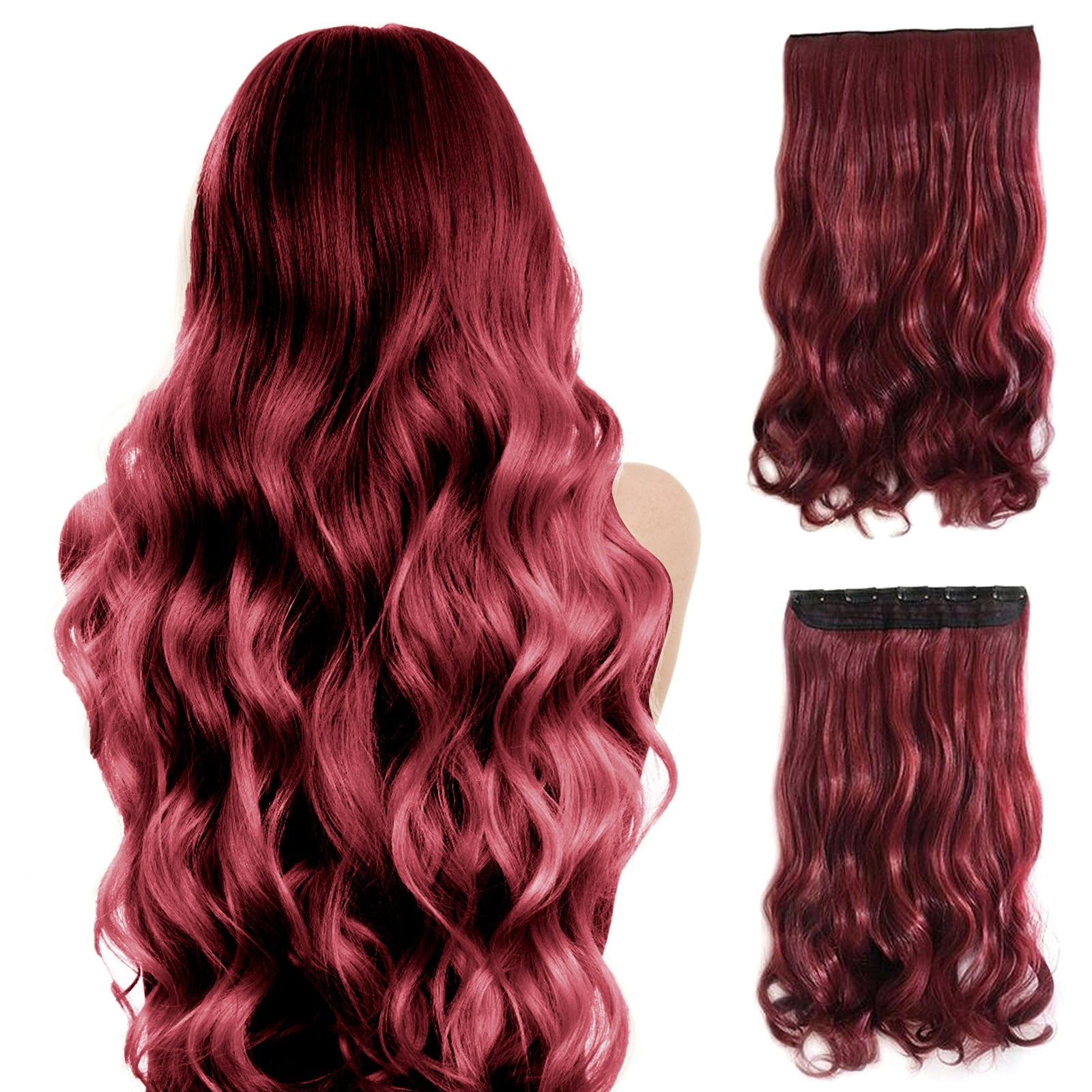 Bradem Hair Extender - 22 Inch Luxurious Plug-in, Painless Fuller ...