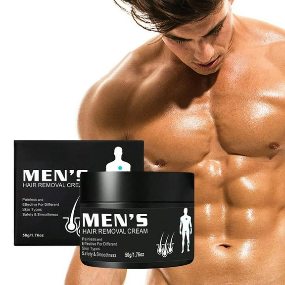 No Hair Crew Intimate Hair Removal Cream for Men, 100ml, Painless and ...