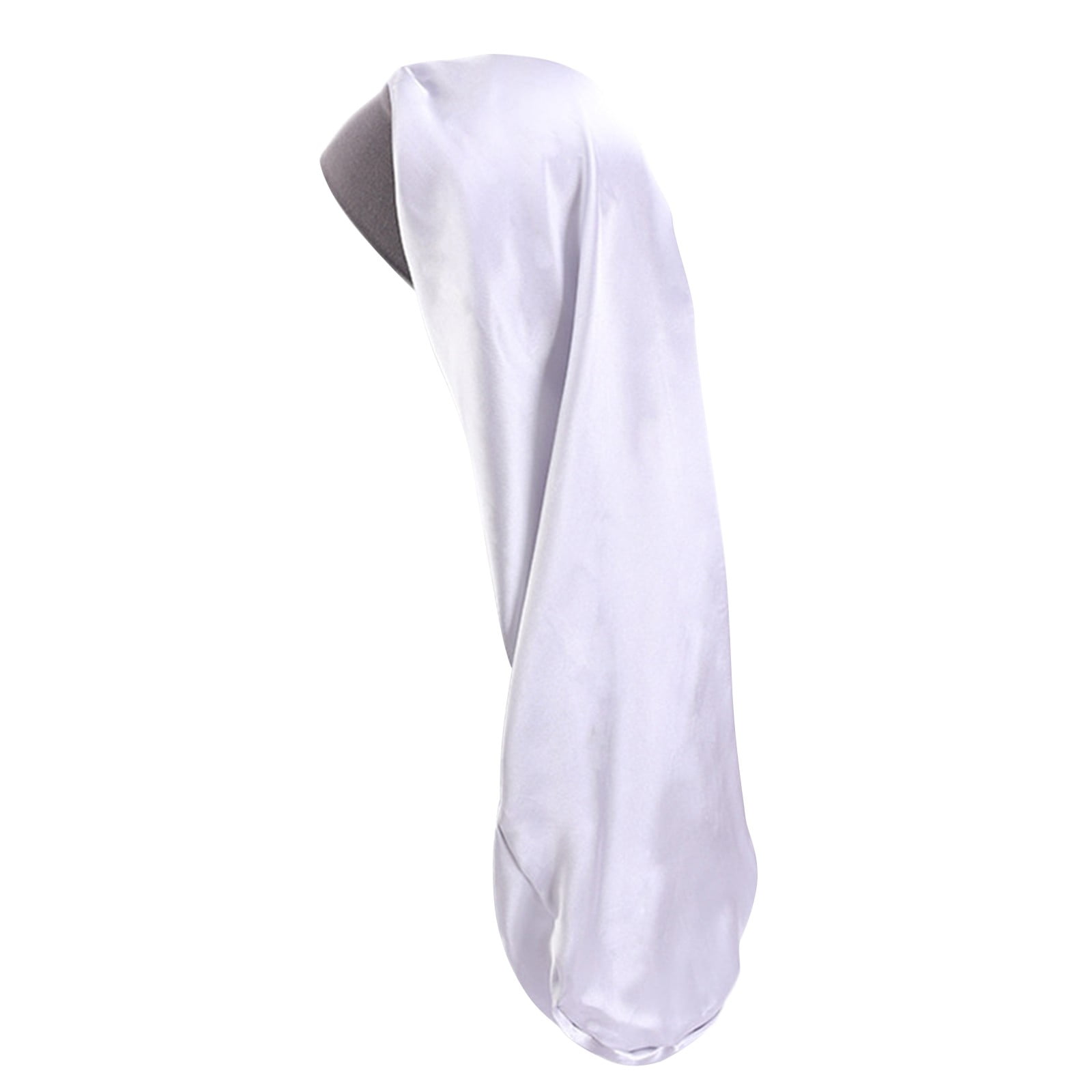 Bradem Long Satin No-Cap Hair Wrap Bonnet - For Sleeping & Braids, Prevents Hair Fading, Hair ...