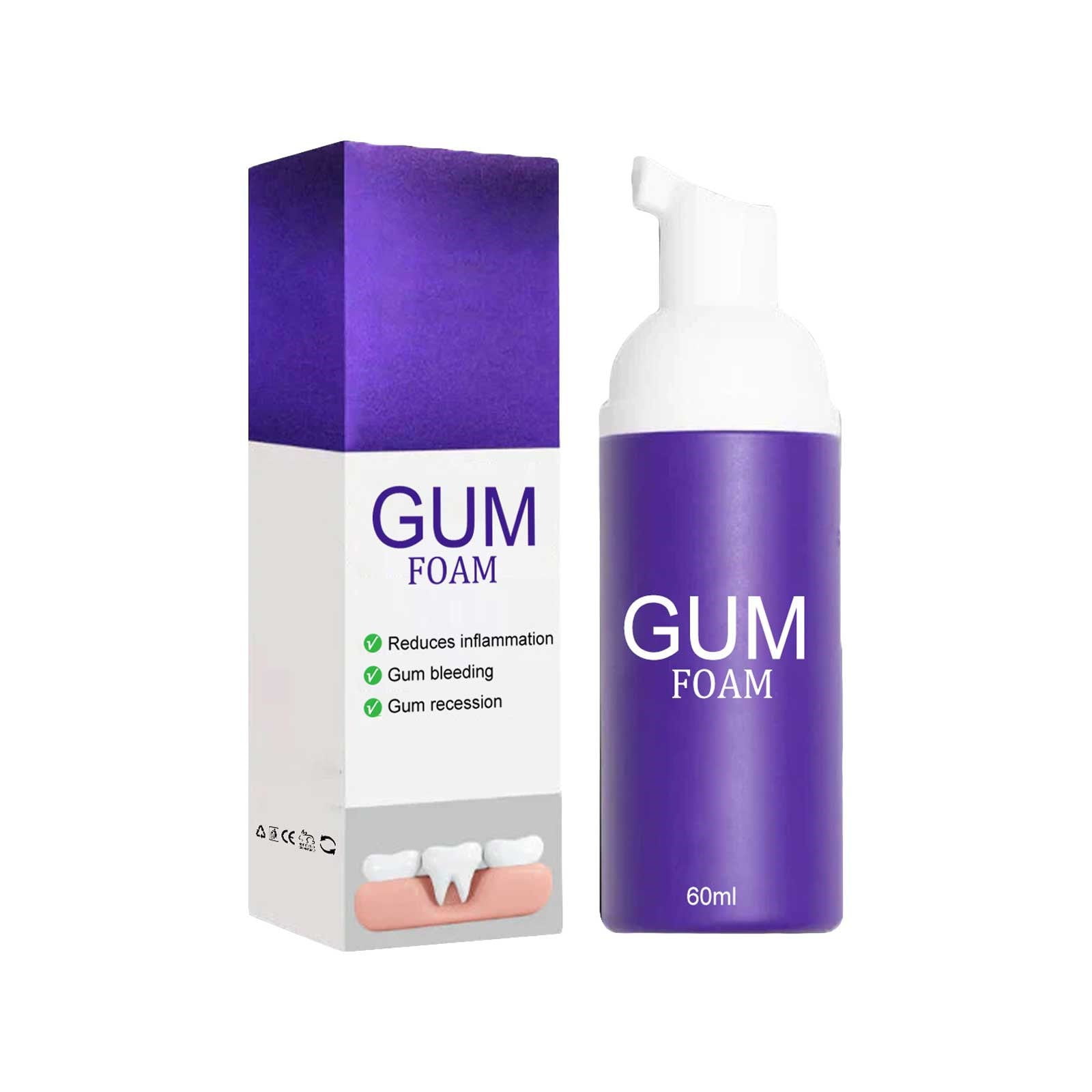 Bradem Toothpaste, Oral Hygiene, Purple Teeth Foam Purple Colour ...