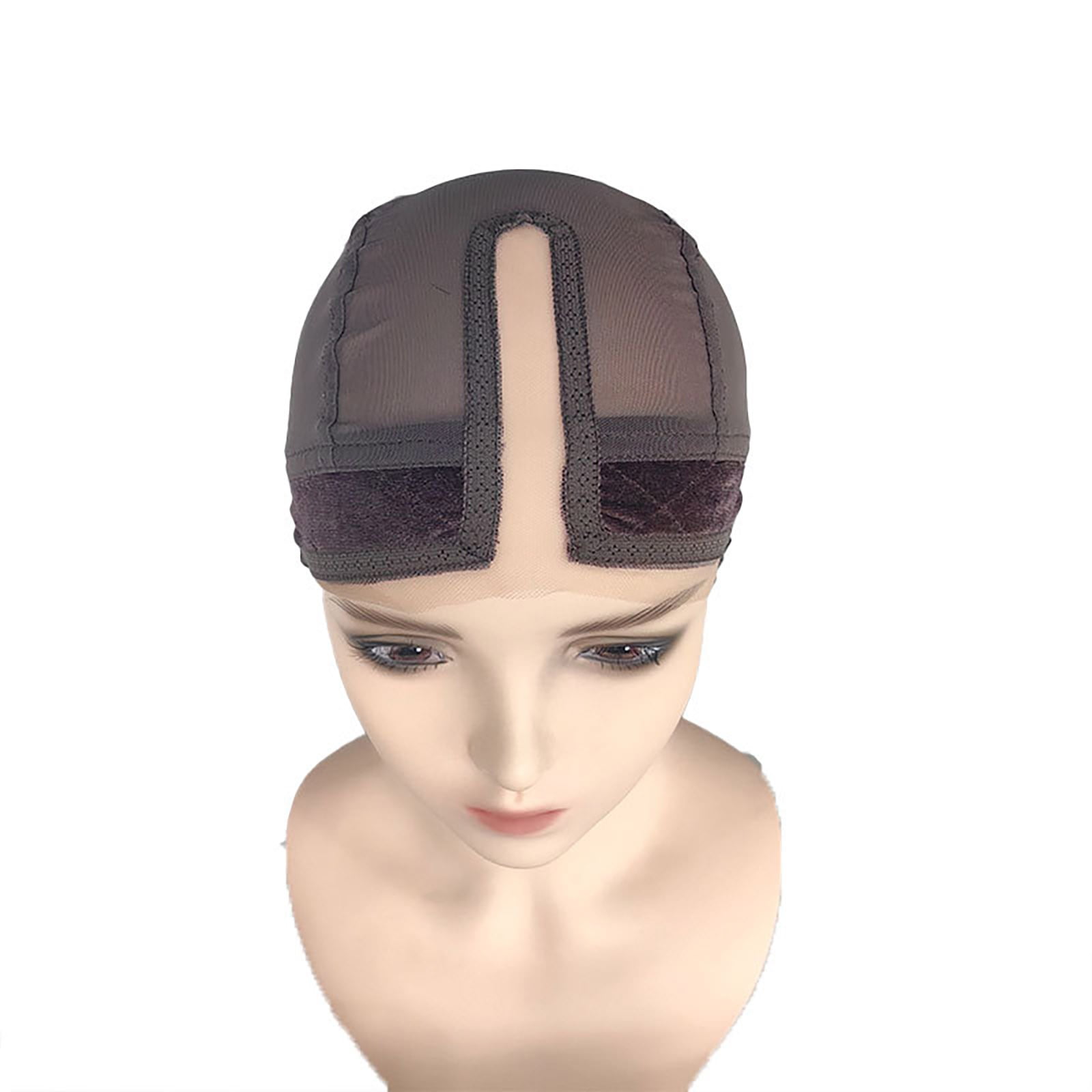 Bradem Wig Mesh U Shaped Cap 4*5inch - Black Double Velvet Lace Wig Cap ...