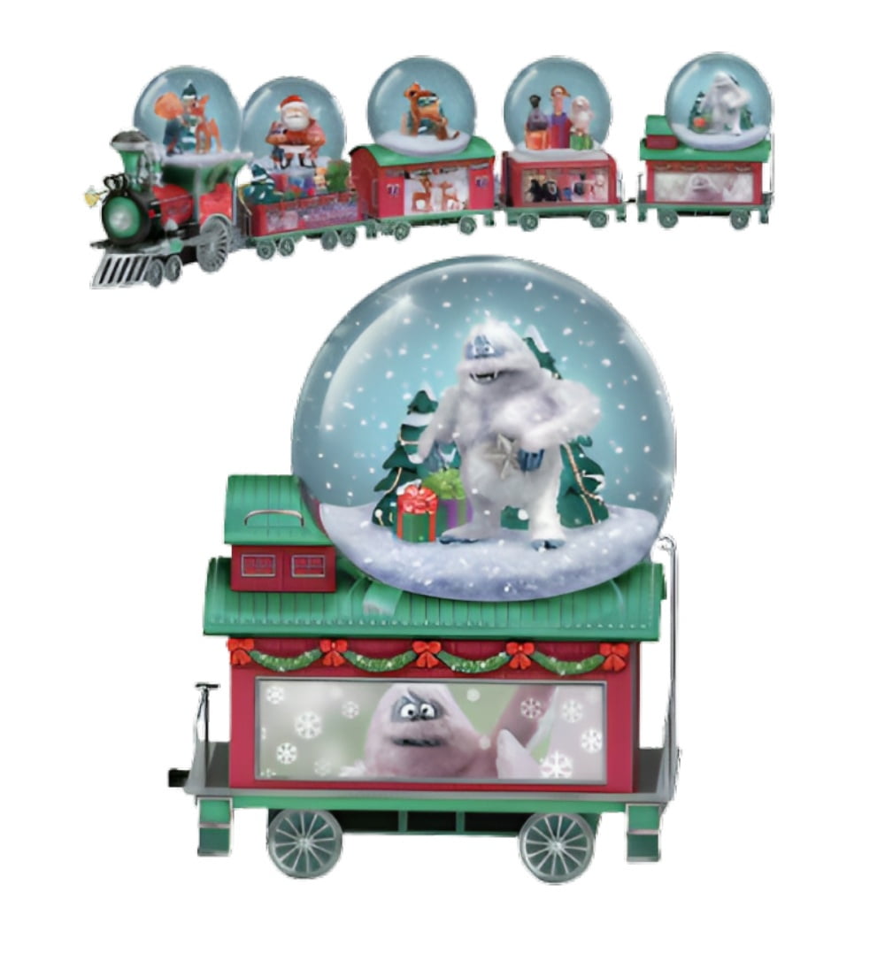 The Bradford Exchange Rudolph The Red-Nosed Reindeer Express Snowglobe ...