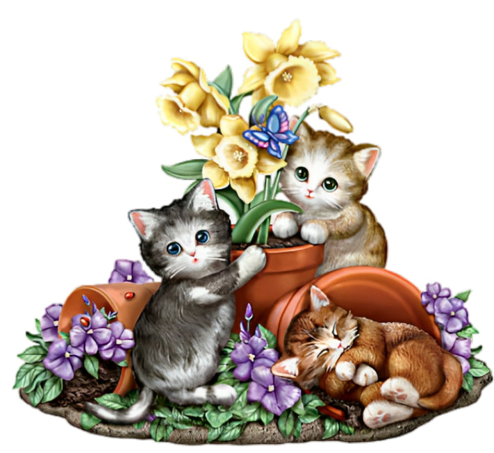 The Bradford Exchange Springtime Discoveries Seasons in the Garden ...