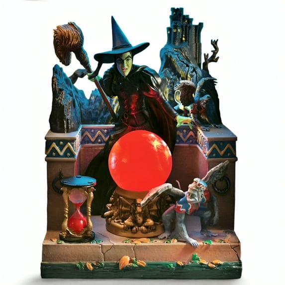 The Bradford Exchange The Wizard Of Oz Illuminated Sculptural Bookend ...
