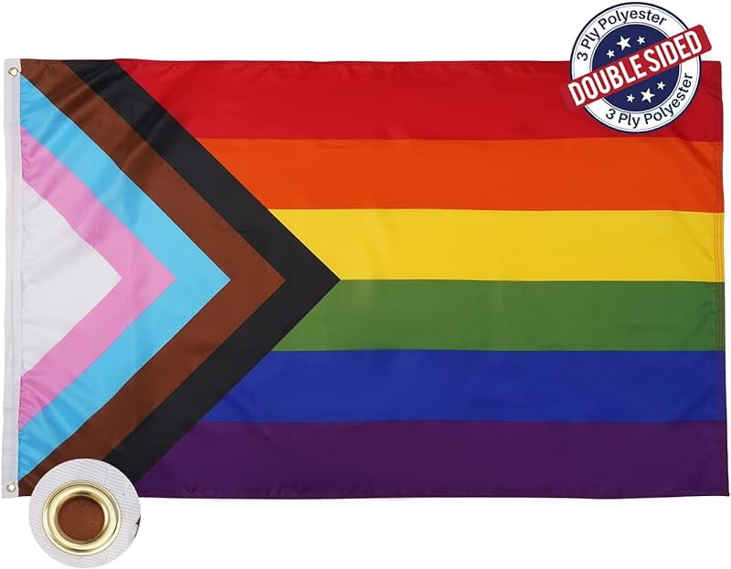 Bradford New Intersex Progress Pride Flag 3x5 Ft Double Side Inclusive