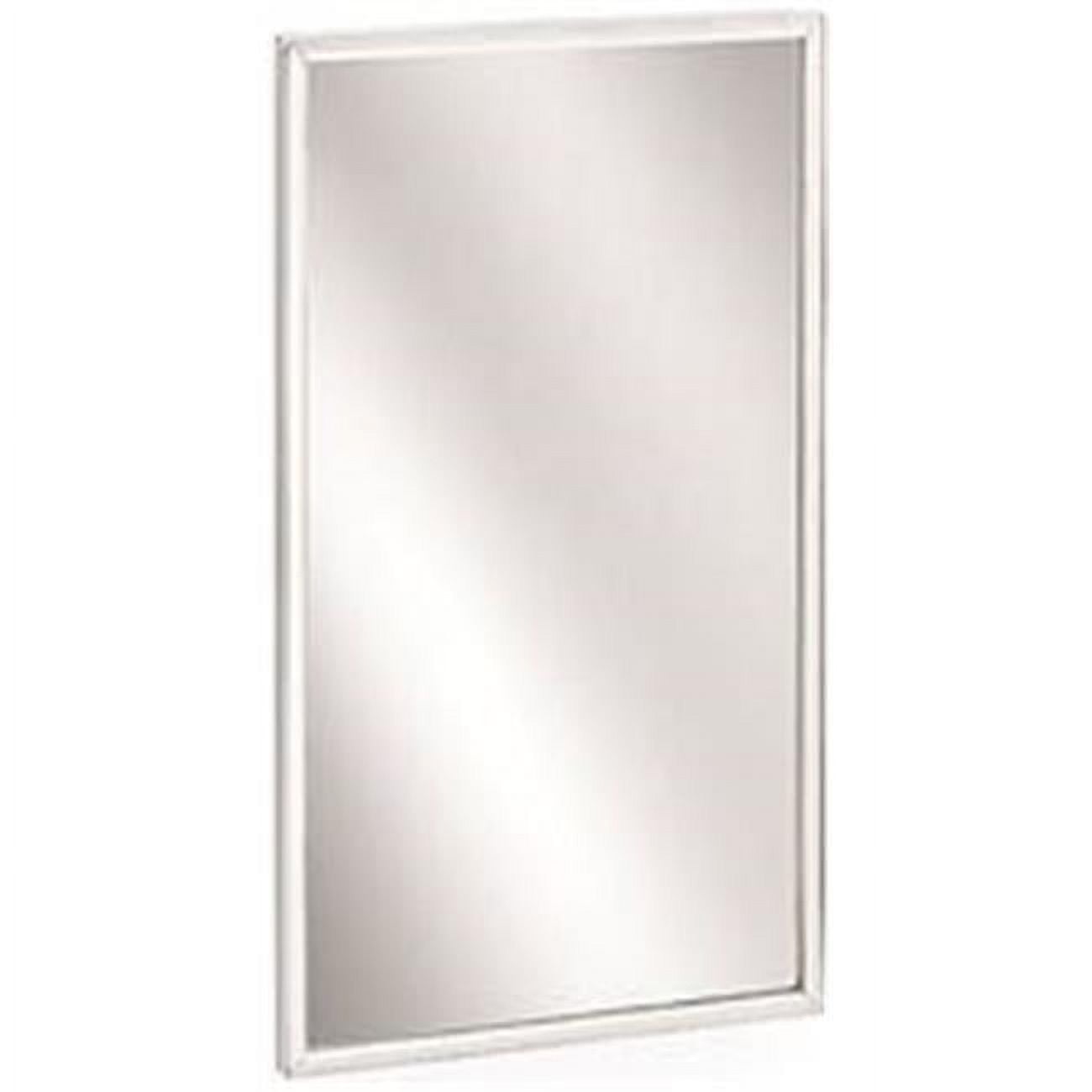 Bradley 1006171 Channel Frame Mirror, Stainless Steel - 30 x 36 in ...