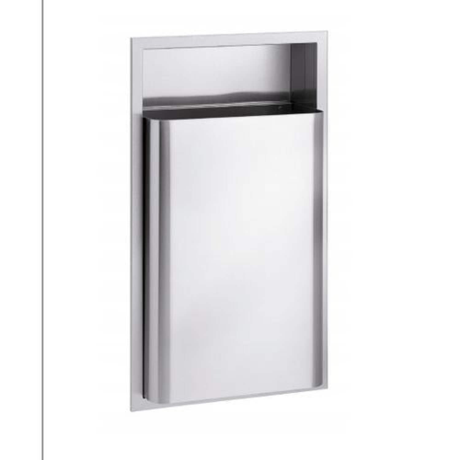 Bradley 346-000000 - Recessed ADA Compliant Waste Receptacle w/ Open ...