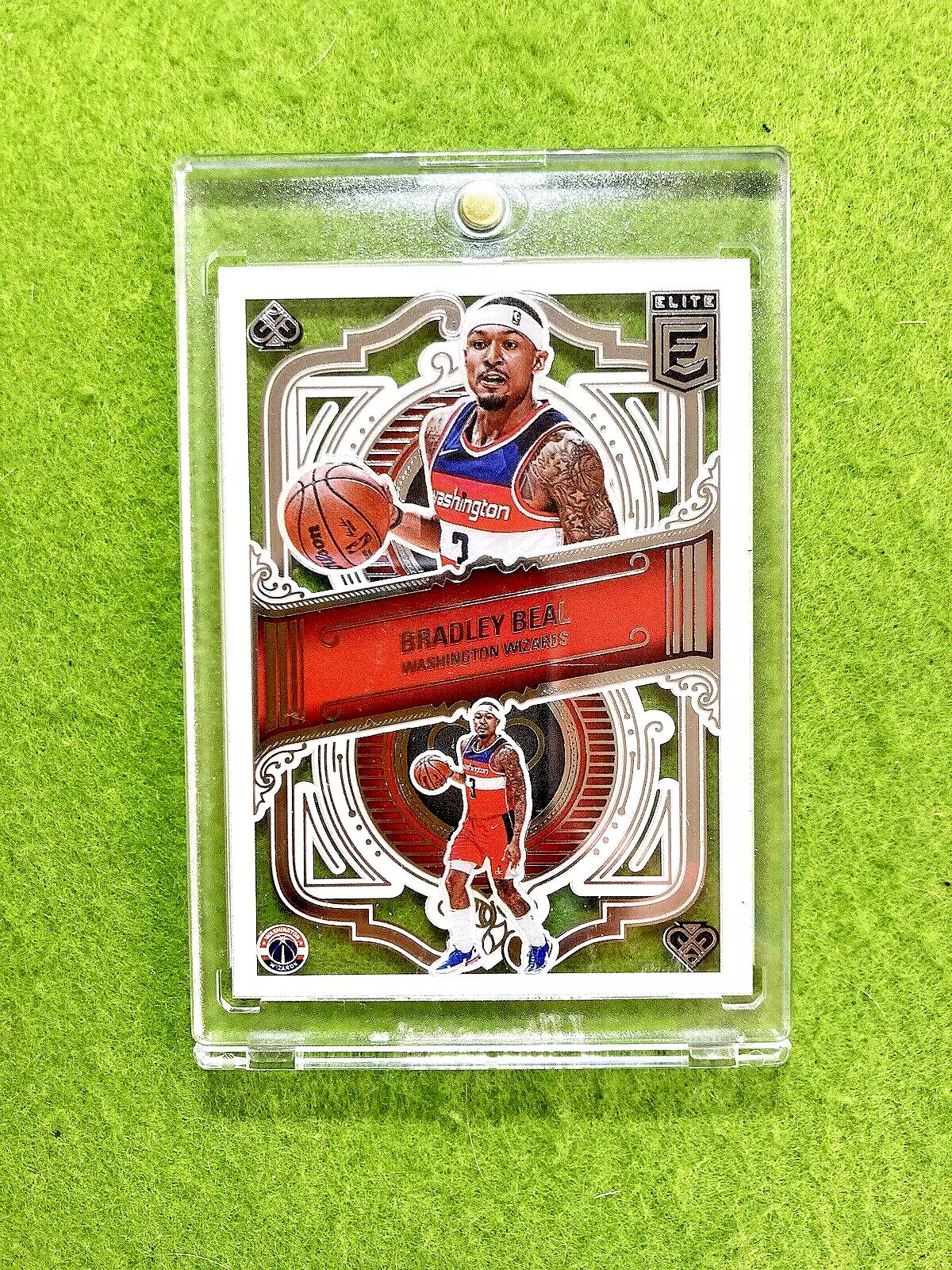Bradley Beal CLEAR ELITE DECK CARD WIZARDS PHOENIX SUNS 2022 Elite MAKE ...
