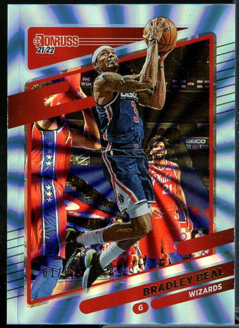 Bradley Beal Card 2021-22 Donruss Holo Light Blue Laser #81 - Walmart.com