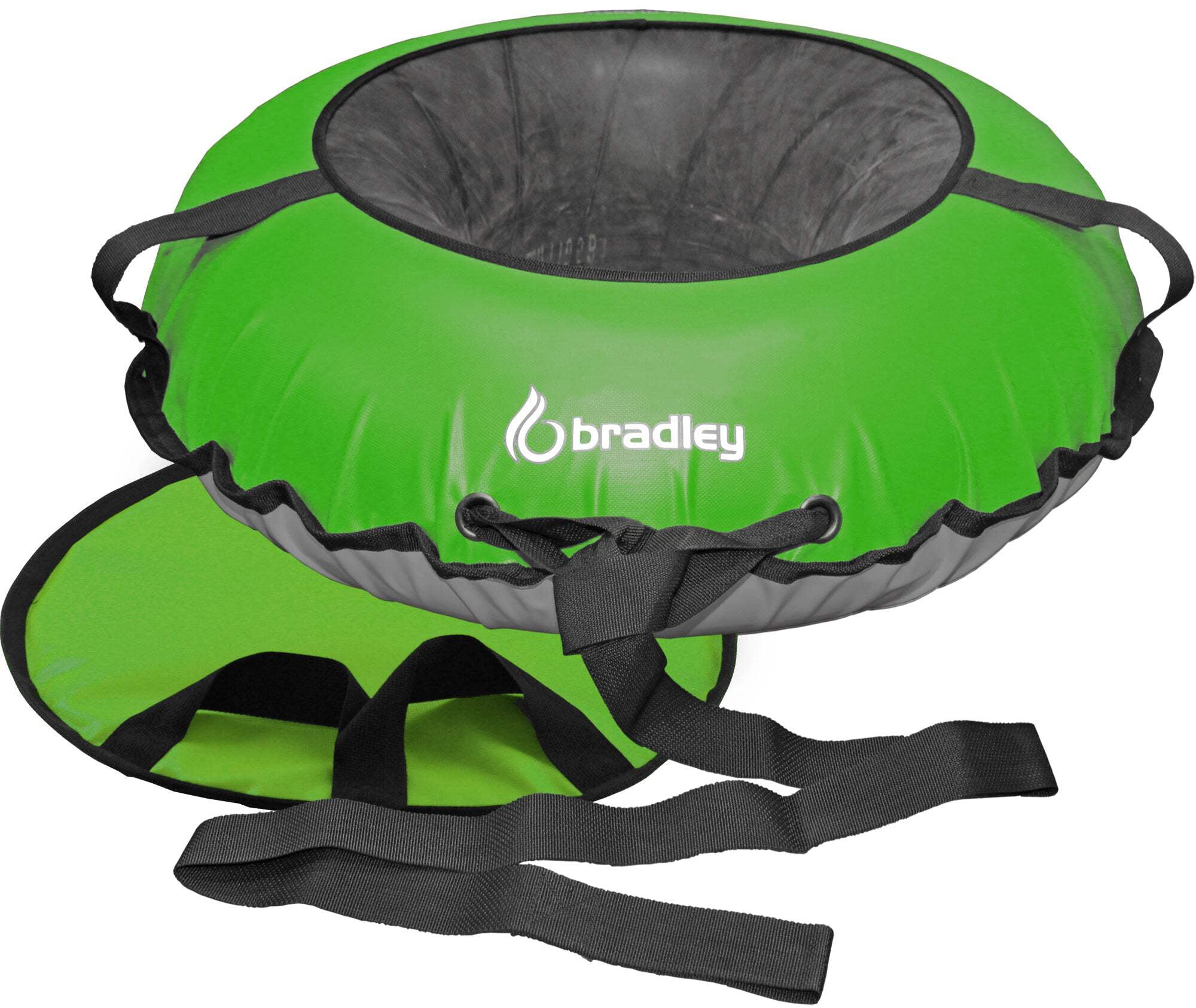 Bradley Bradley Snow Tubes: 50-Inch Heavy Duty Inflatable Sledding Tubes with Padded Saucer Sled ...