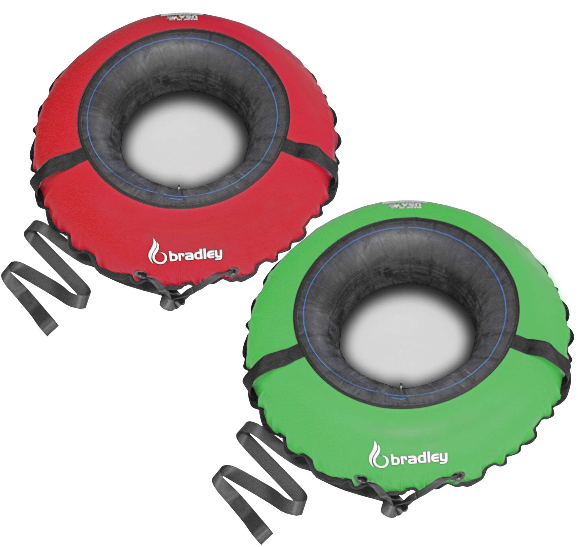 "Bradley Large Double Adults Snow Tubes | 2 Pack 50"" Heavy Duty ...