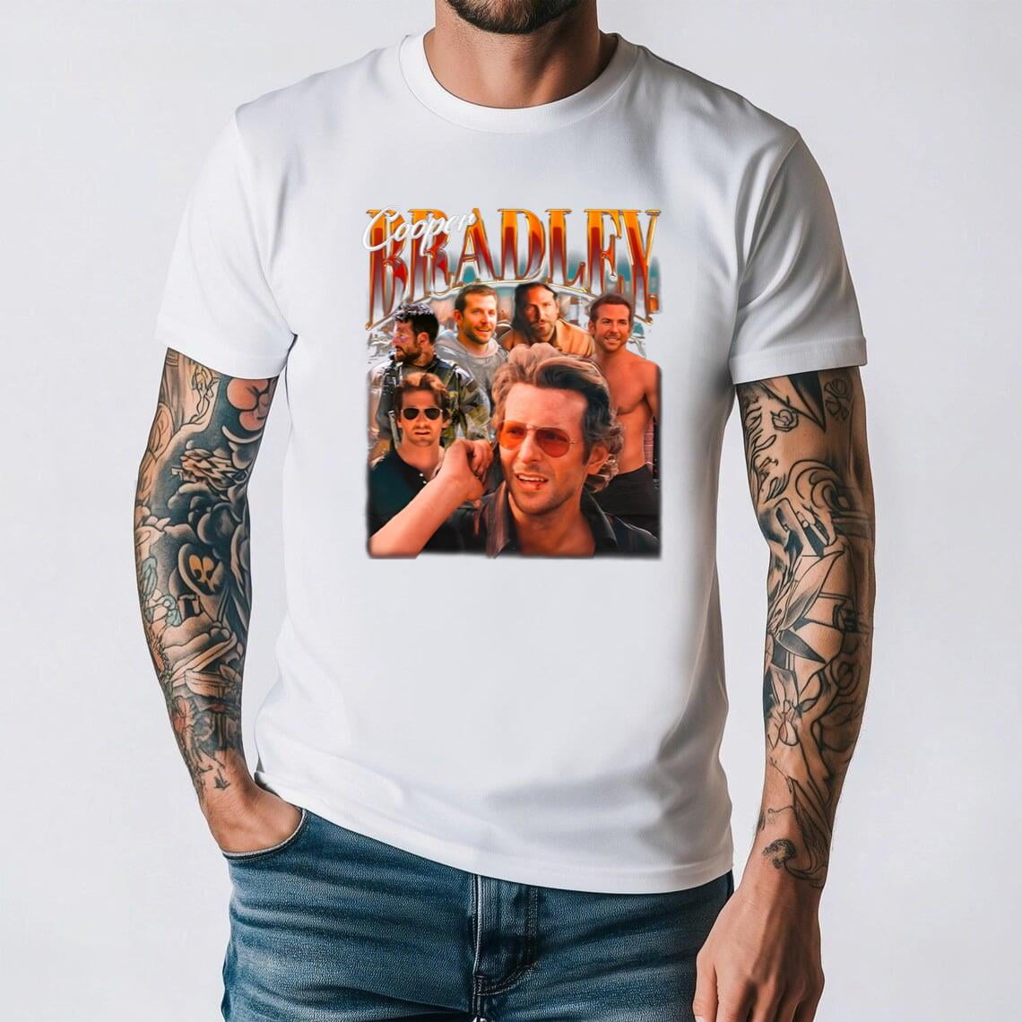 Bradley Cooper 90s Movie Star Casual Everyday Fan Unisex T-Shirt, for ...