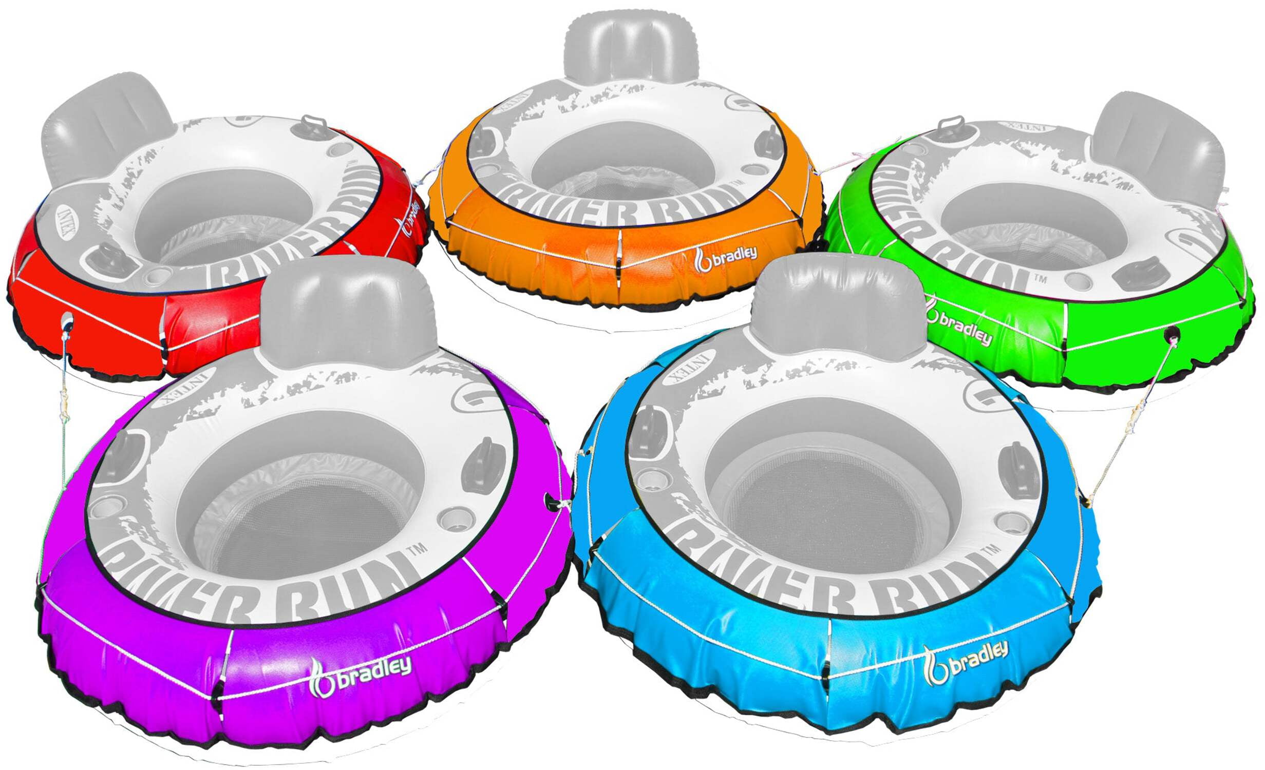 Bradley Pack of 5 Heavy Duty River Tube Cover Only; Made in USA to fit ...