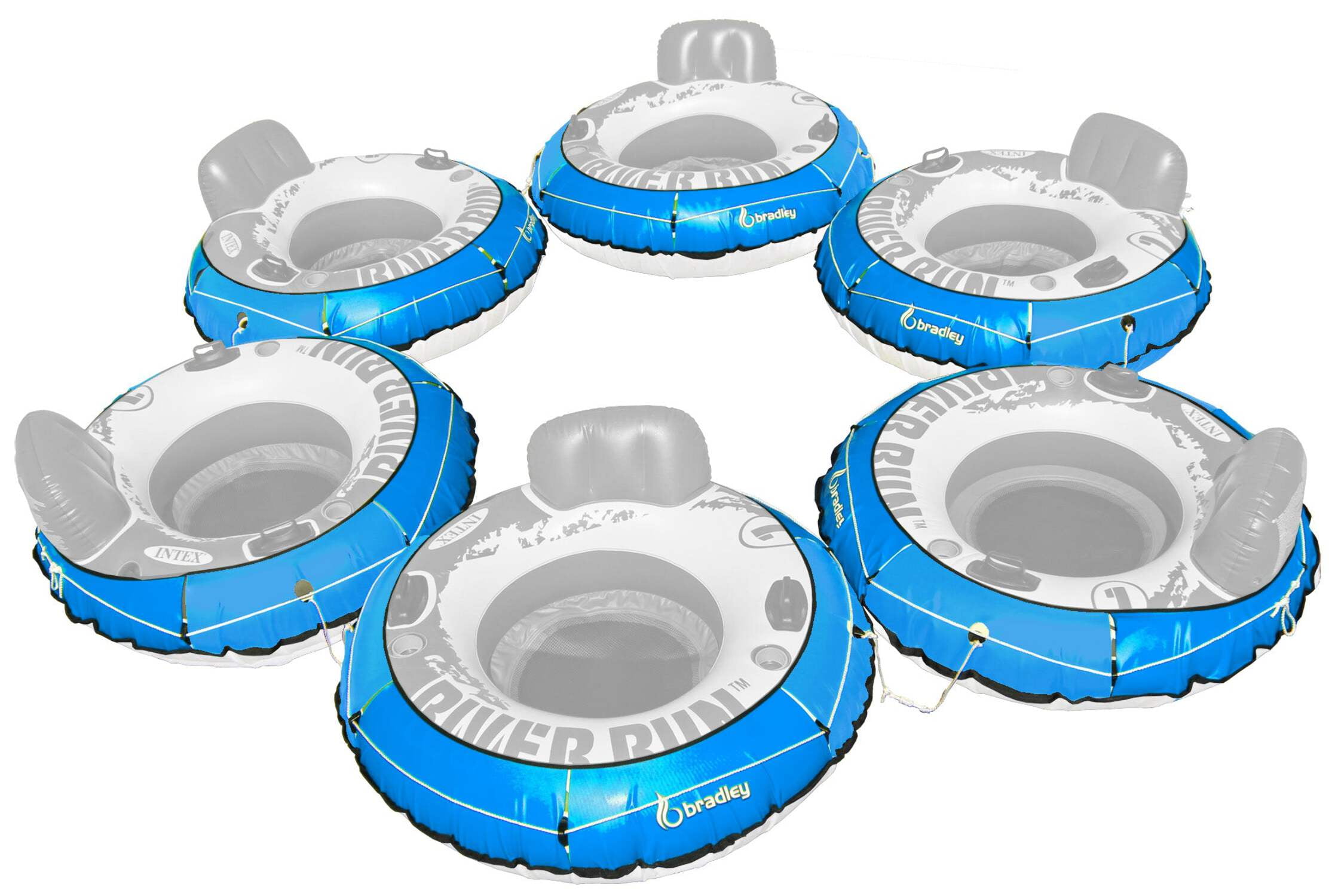 Bradley Pack of 6 Heavy Duty River Tube Cover Only; Made in USA to fit ...