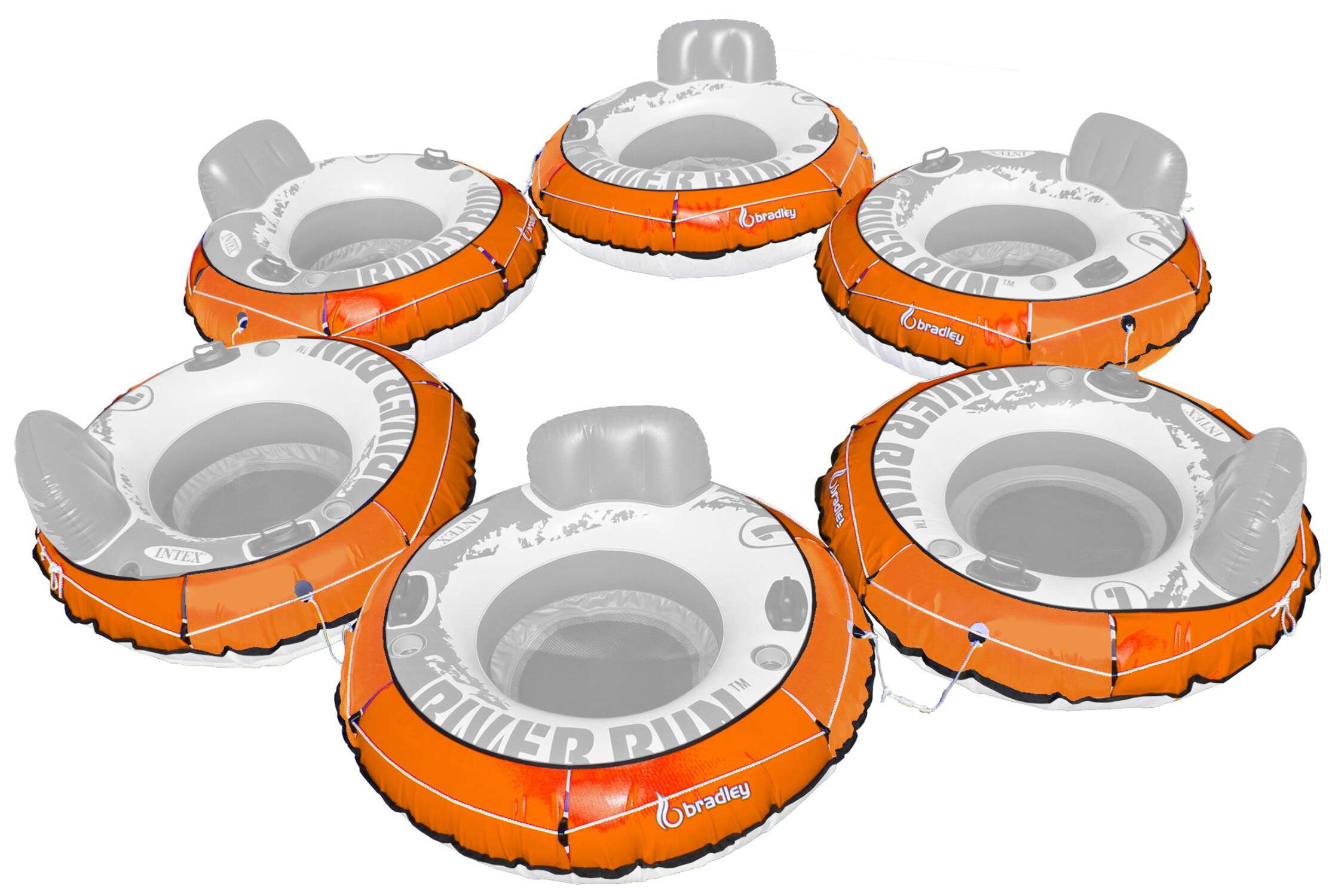 Bradley Pack of 6 Heavy Duty River Tube Cover Only; Made in USA to fit ...