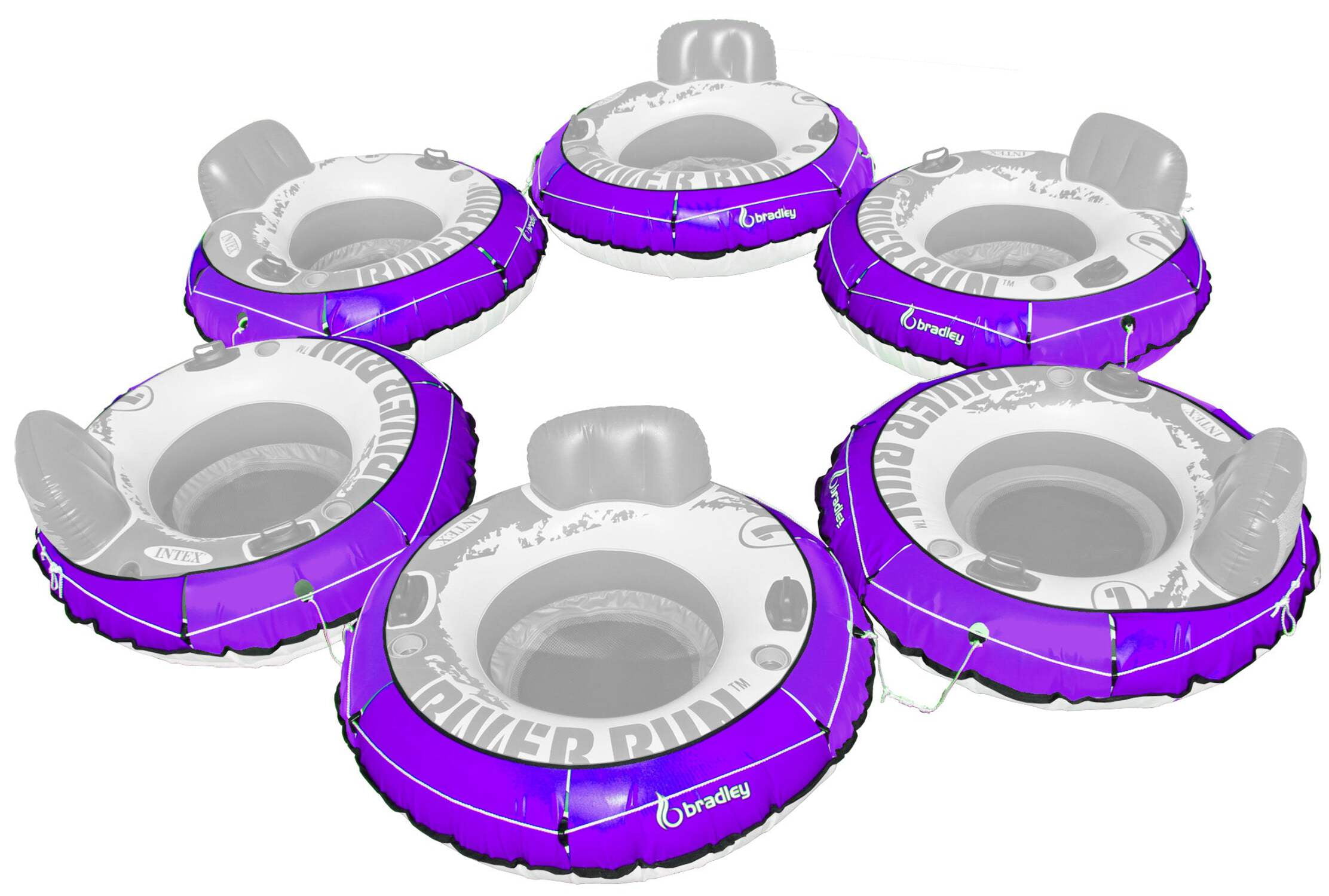 Bradley Pack of 6 Heavy Duty River Tube Cover Only; Made in USA to fit ...