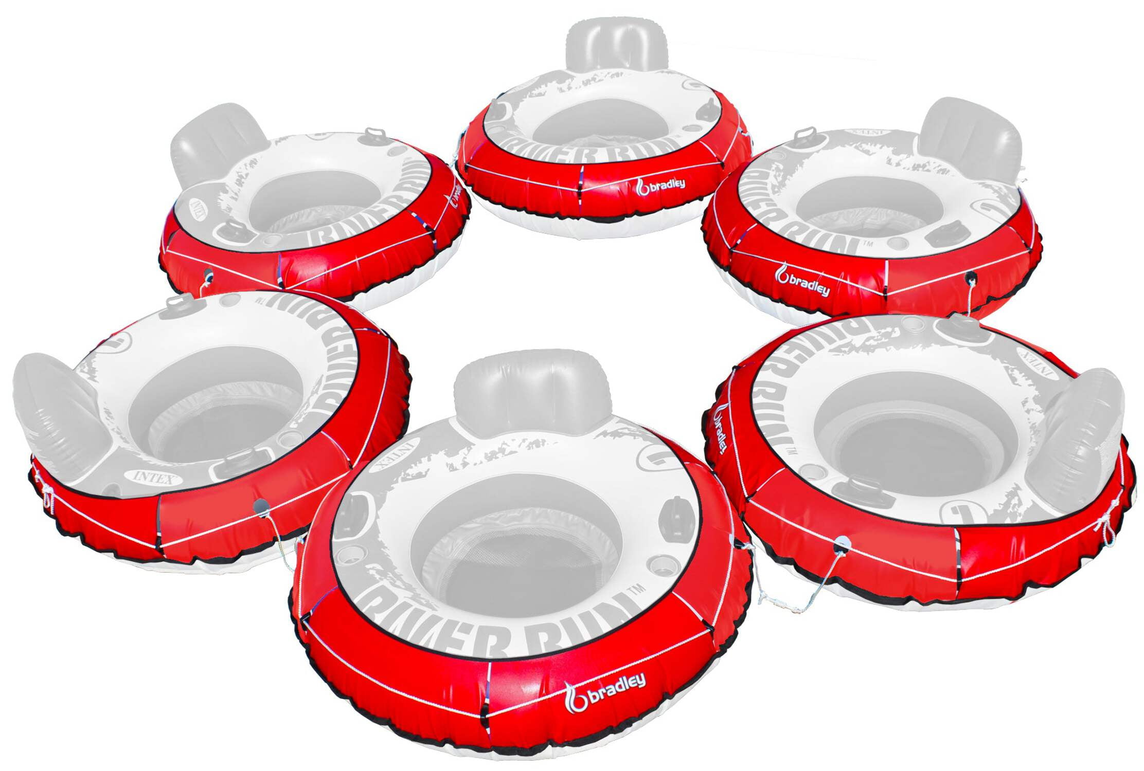 Bradley Pack of 6 Heavy Duty River Tube Cover Only; Made in USA to fit ...