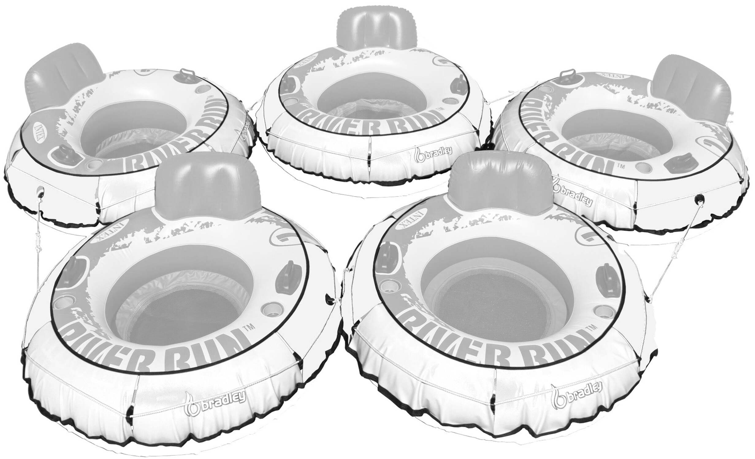 Bradley Pack of five - River run tube cover; compatible with Intex ...