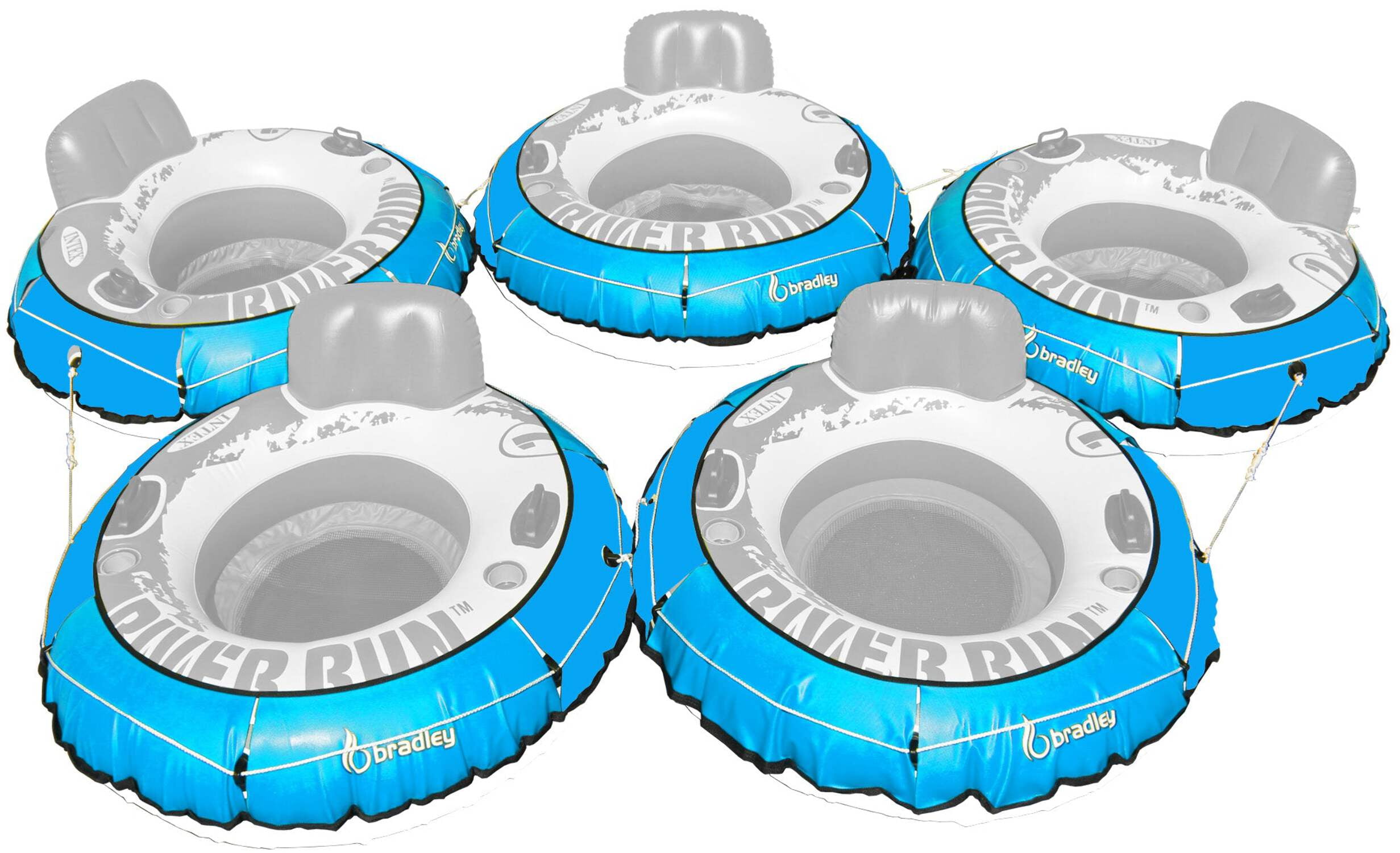 Bradley Pack of five - River run tube cover; compatible with Intex ...