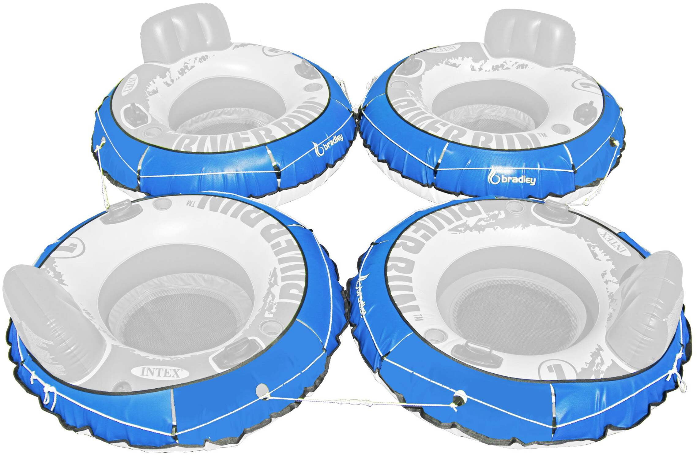 Bradley Pack of four - River run tube cover; compatible with Intex ...