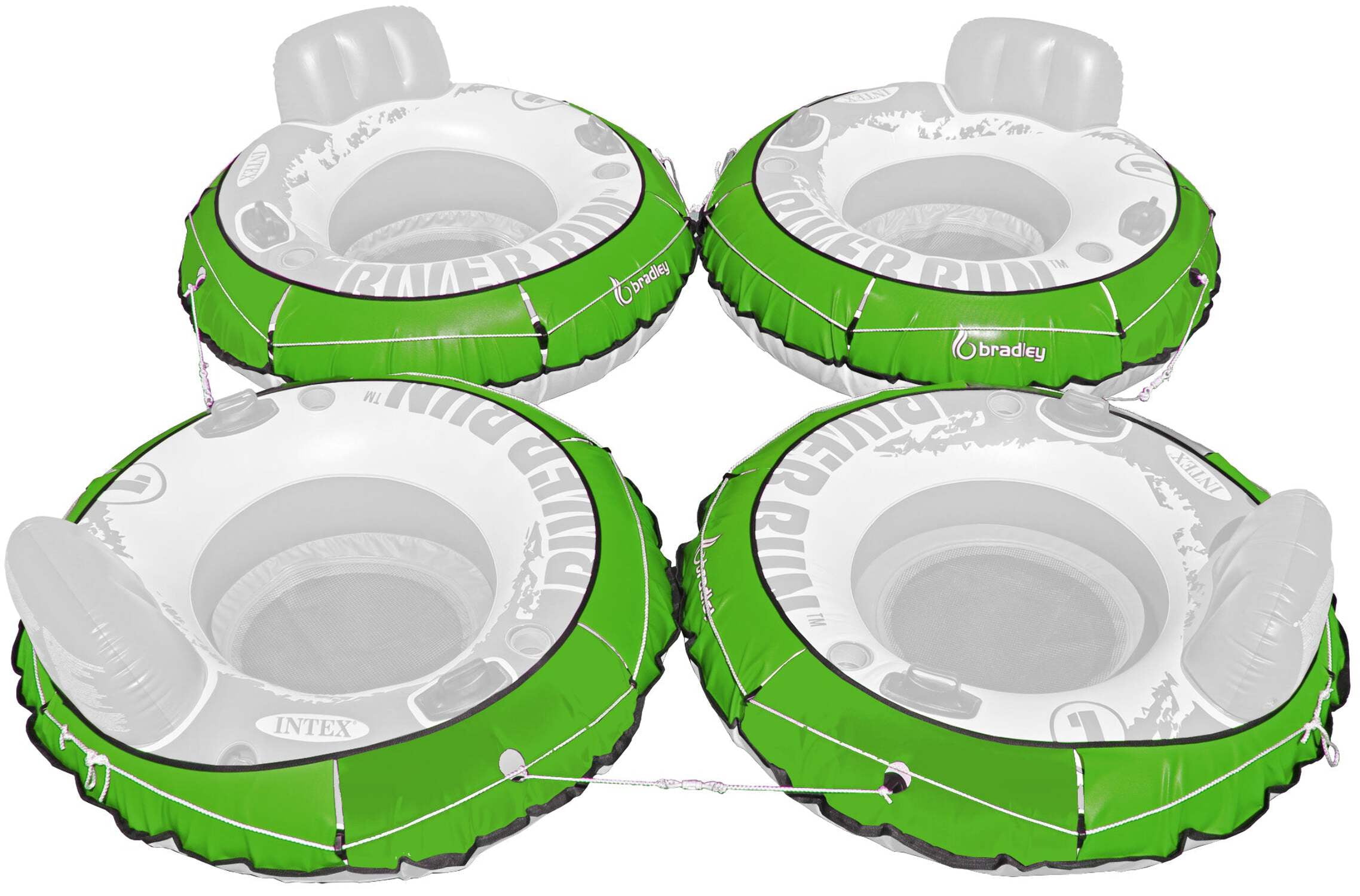 Bradley Pack of four - River run tube cover; compatible with Intex ...