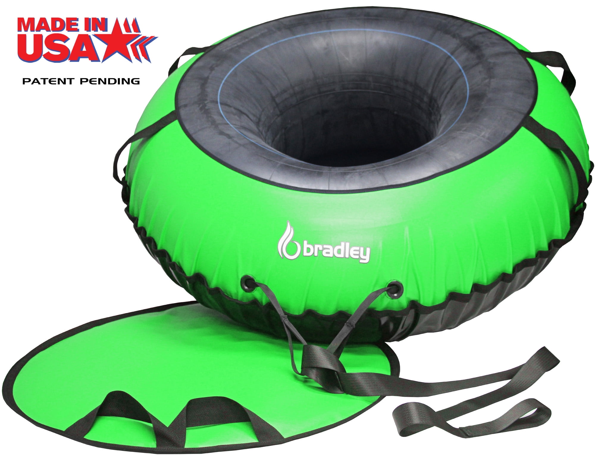 Bradley Ultimate Tow-able Snow Tube Sled and Heavy Duty Cover ...