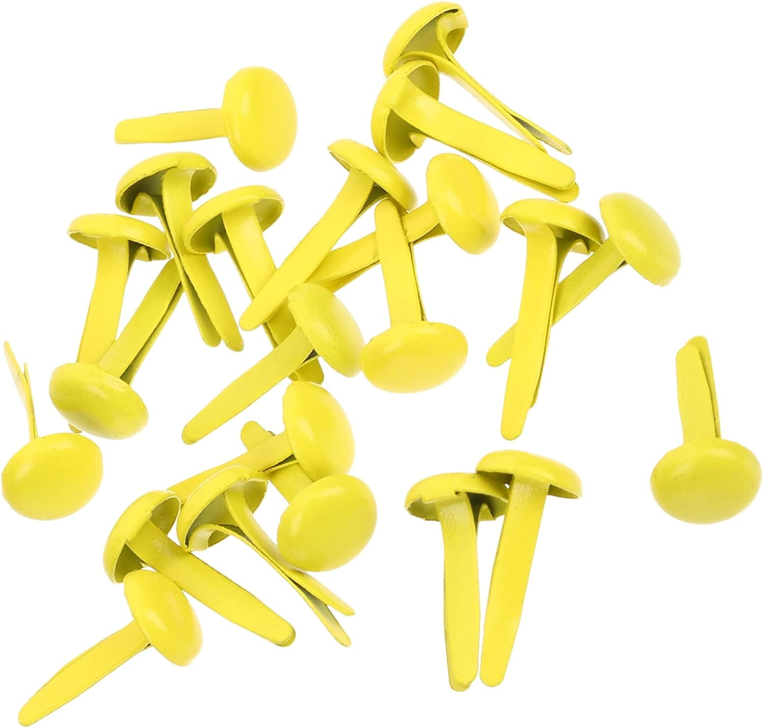 Brads 500pcs Metal Paper Fastener Paper Fasteners Brass Fasteners for ...