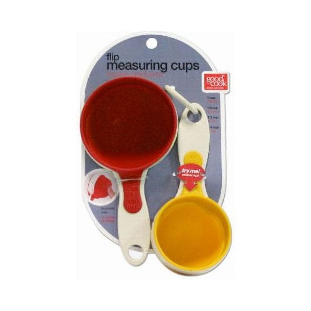 Flip Reversible Tactile Measuring Cups- Set of 2 - Walmart.com