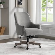 OSP Home Furnishings Riley Modern Office Chair with Fabric Seat, Back ...