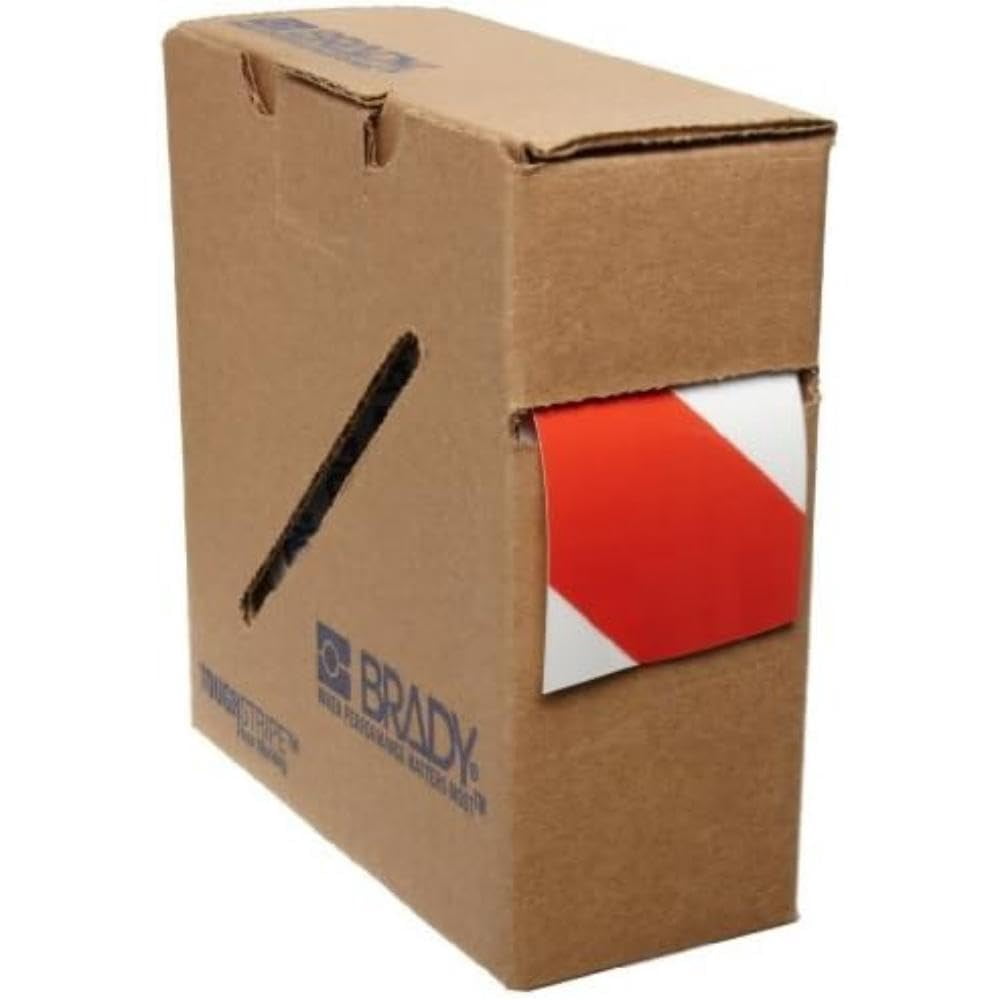 Brady - 104318 ToughStripe Nonabrasive Diagonal Stripes Floor Marking ...