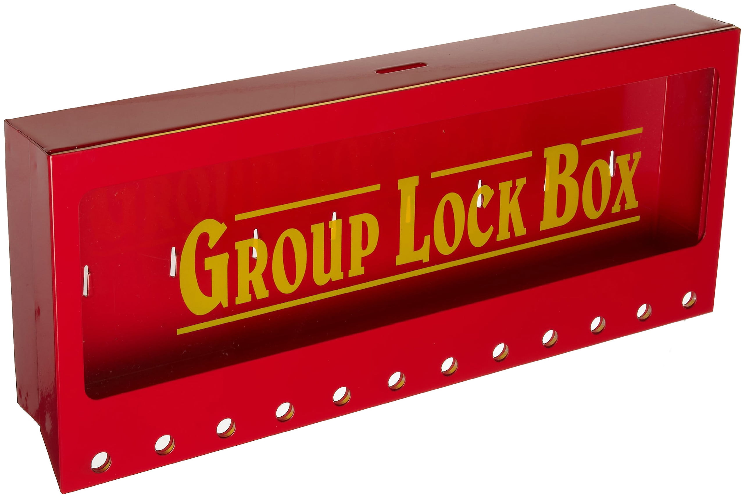 Brady - 105715 Wall-Mount Group Lock Box for Lockout/Tagout, Large, 7 ...