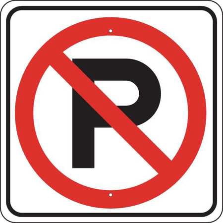 Brady 124578 Traffic Control Sign, Legend"No Parking Symbol", 24 ...