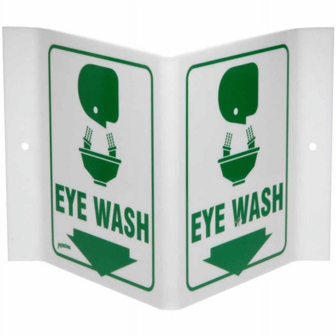 Brady 262-49371 Prinzing V Sign Eye Wash - Walmart.com