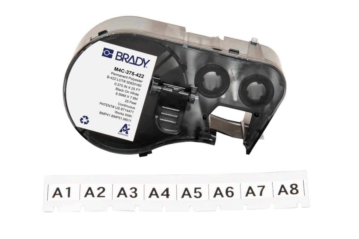 Brady Authentic (M4C-375-422) Aggressive Adhesive Multi-Purpose ...