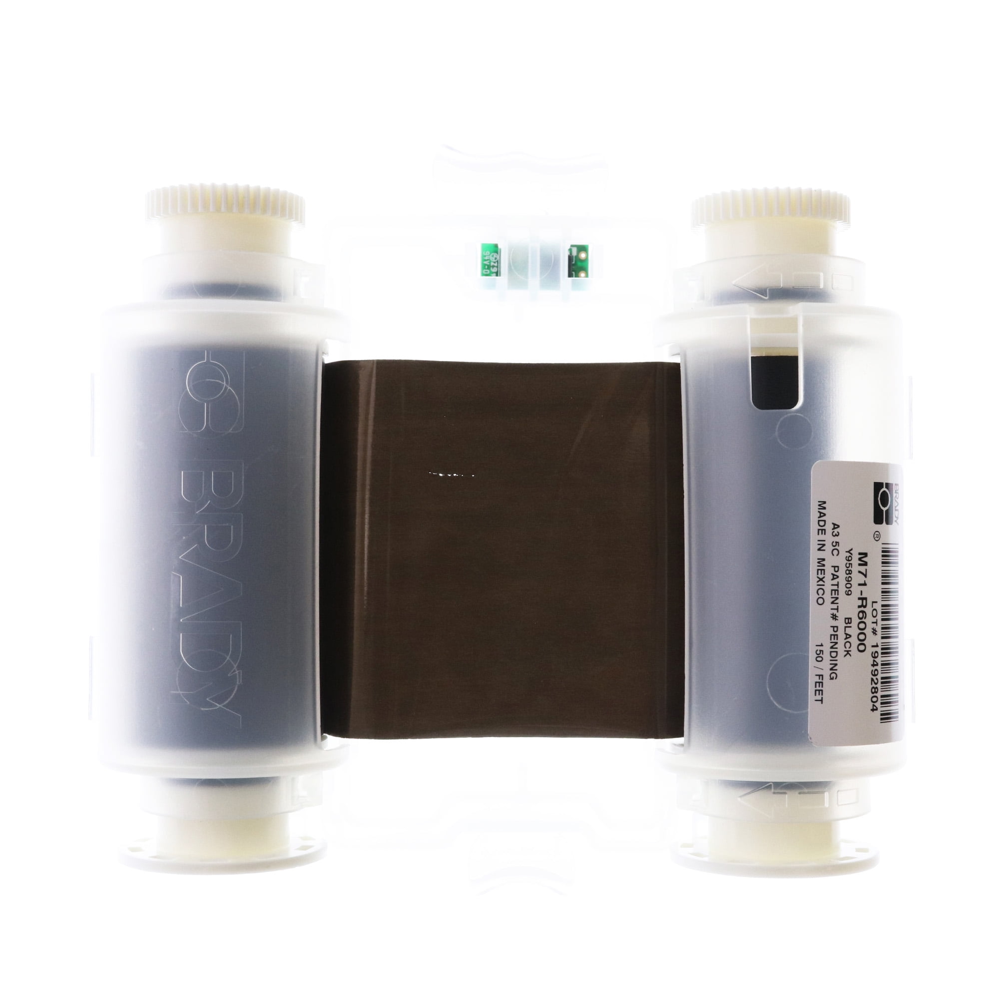 Brady B71 Series R6000 Printer Ribbon (M71-R6000) - Black - 150' Length ...