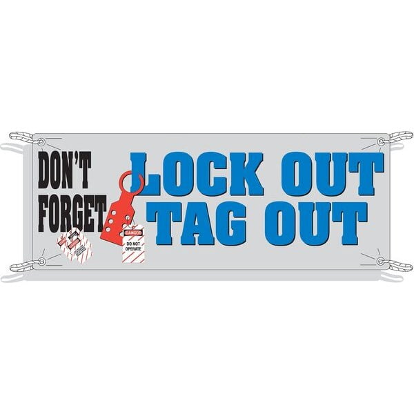 Brady Banner,48 in x 120 in,Polyethylene 50904 - Walmart.com