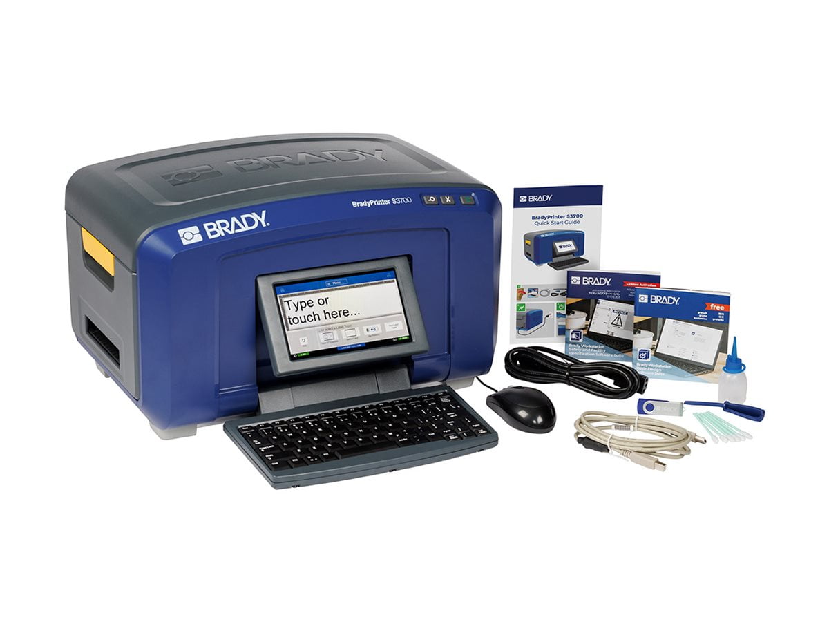 Brady Desktop Printer, Multi-Color, 300 dpi S3700-WB - Walmart.com