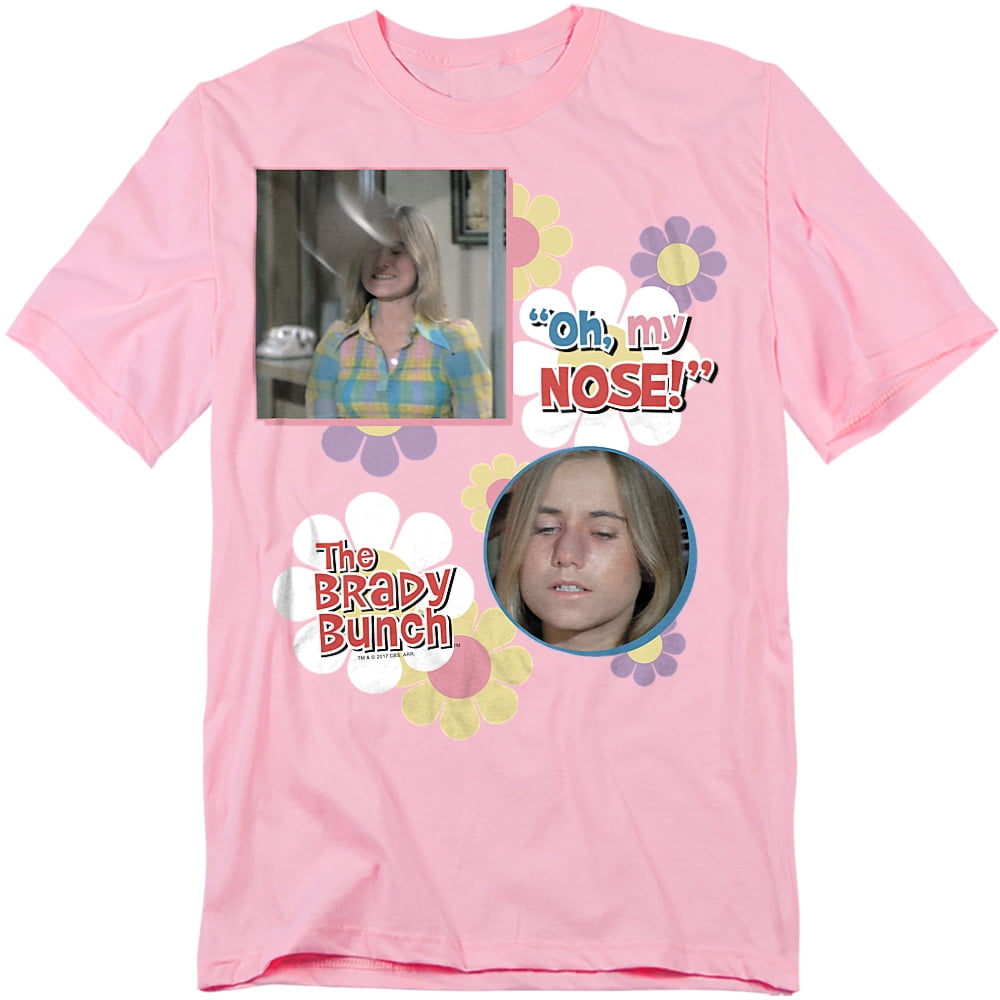 Brady Bunch Oh, My Nose! Officially Licensed Adult T-Shirt M - Walmart.com