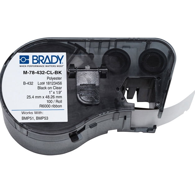 Brady Cable Label Cartridge To Use With BMP51/BMP53 Label Printer M-78 ...