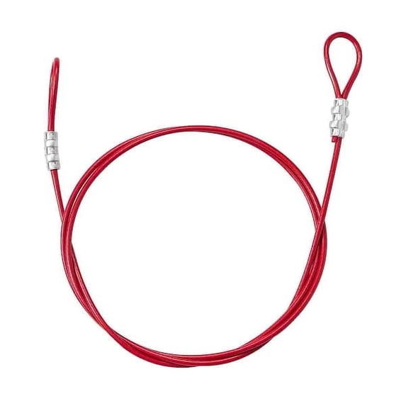 Brady Cable Lockout,Red,3/16" dia.,PVC Coated 170974 - Walmart.com
