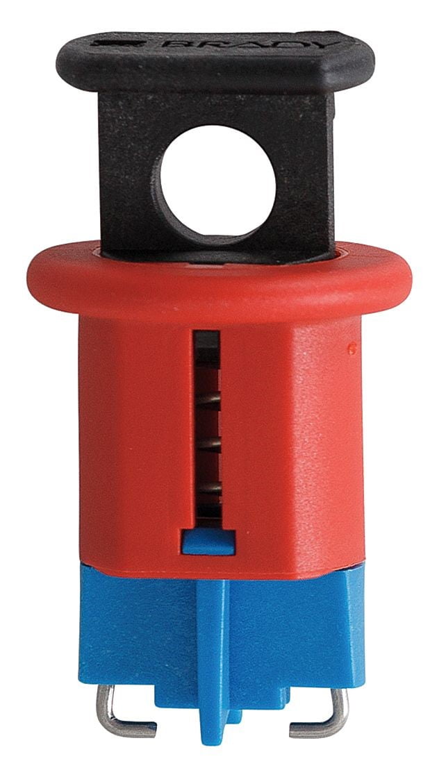 Brady DIN Style Miniature Breaker Lockout Red Nylon 90847 - Walmart.com