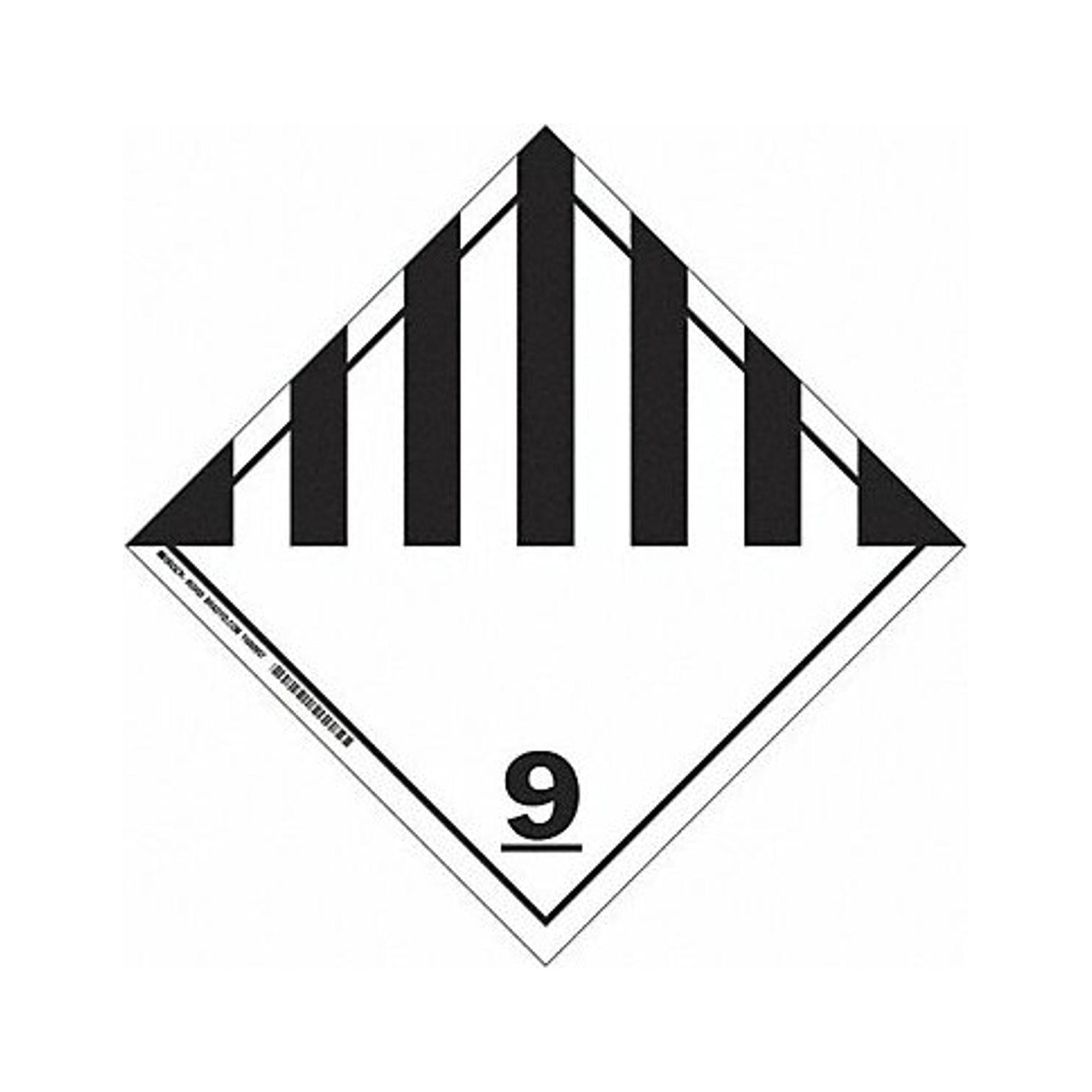 Brady DOT Container Placard,10-3/4" Label W 63455 - Walmart.com