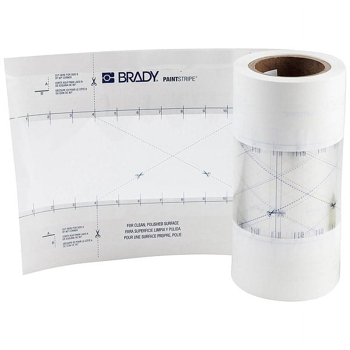 Brady Floor Stencil,Polypropylene,6" Overall H 148806 - Walmart ...