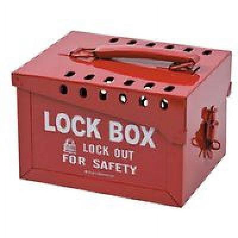 Brady Group Lockout Box,13 Locks Max,Red 51171 - Walmart.com